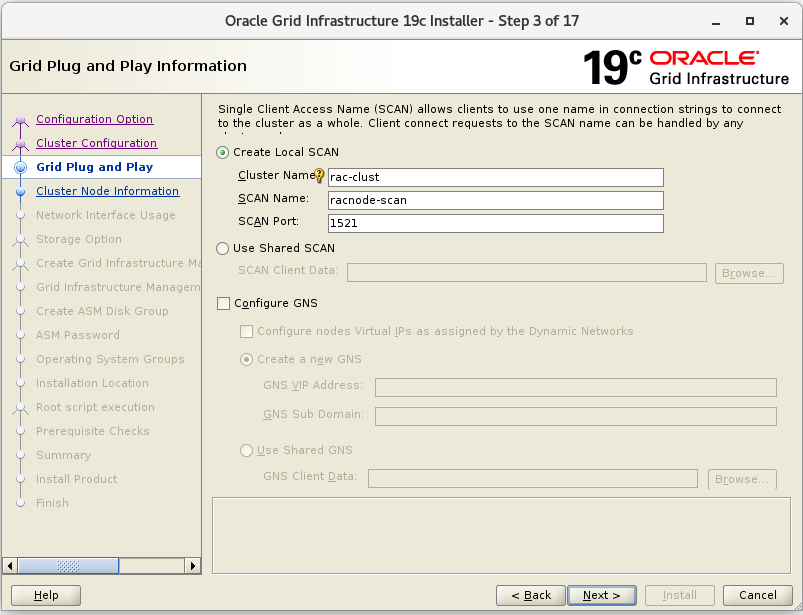Ace2oracle Step By Step Installation Of Oracle 19c Rac On Oracle Linux 7 Using Virtualbox